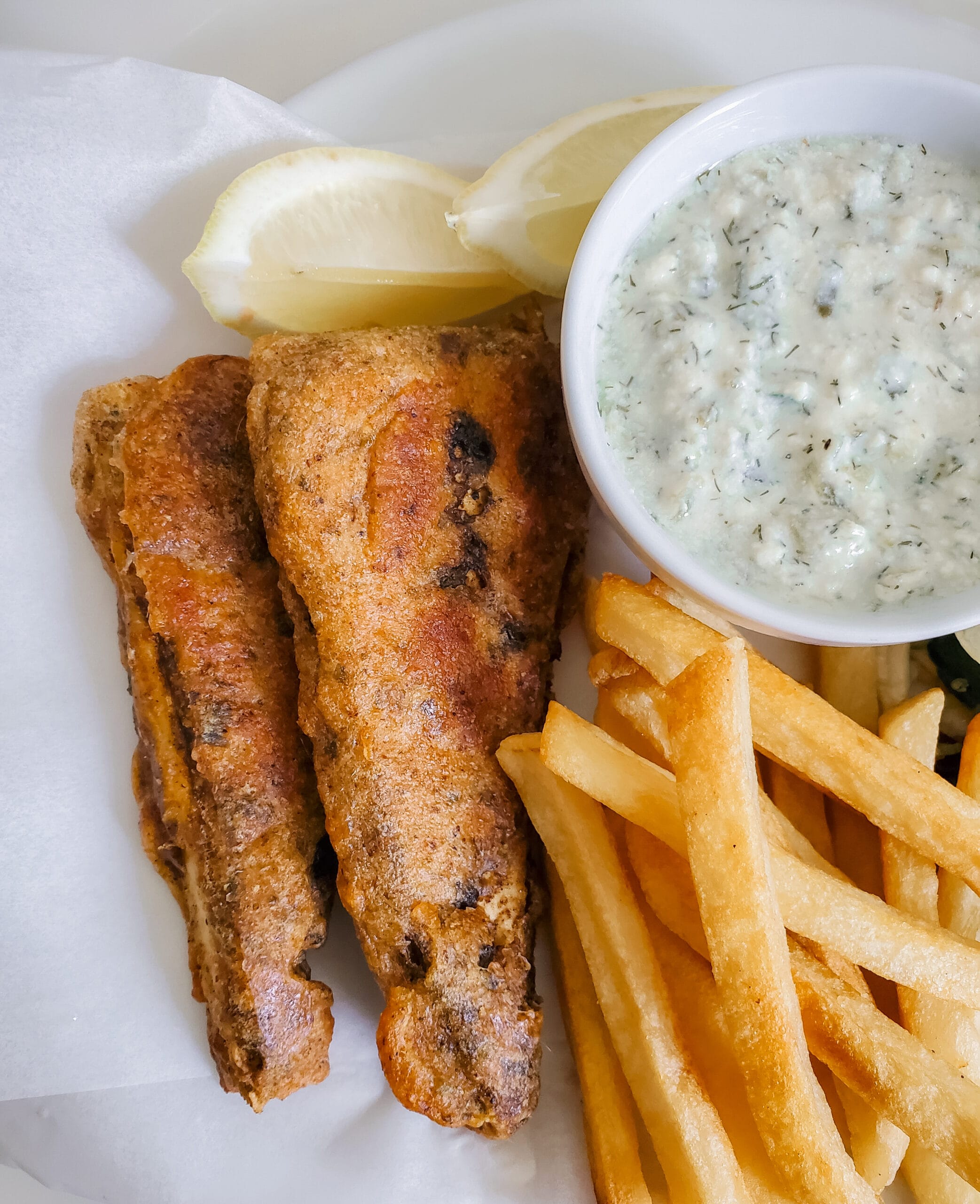 Tofish and Chips - Una Rose Vegan