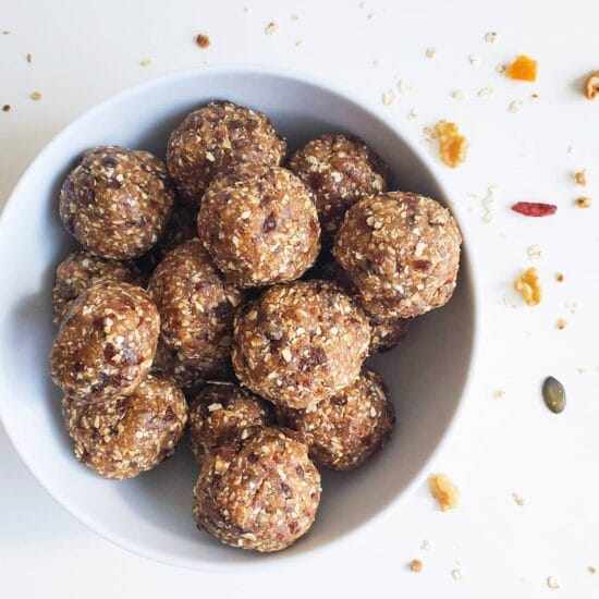 Fruit and Nut Energy Balls - Una Rose Vegan