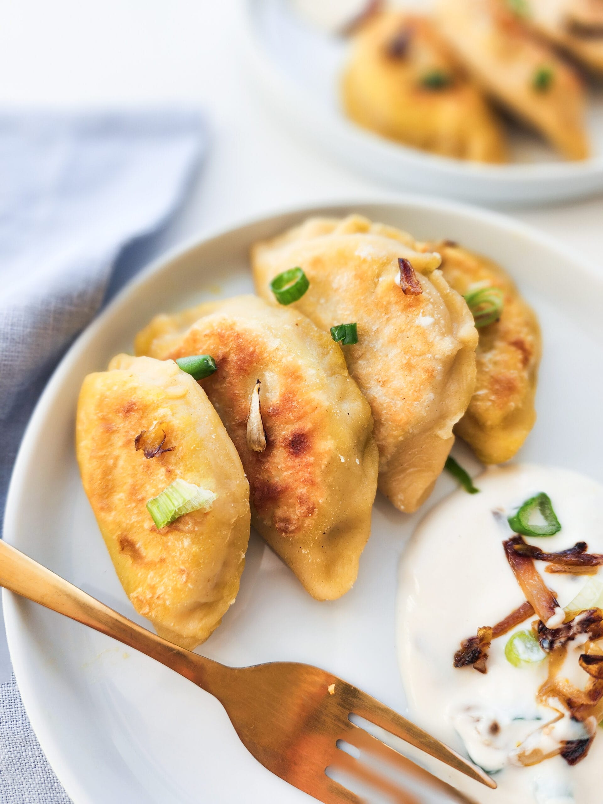 Vegan Perogies - Una Rose Vegan