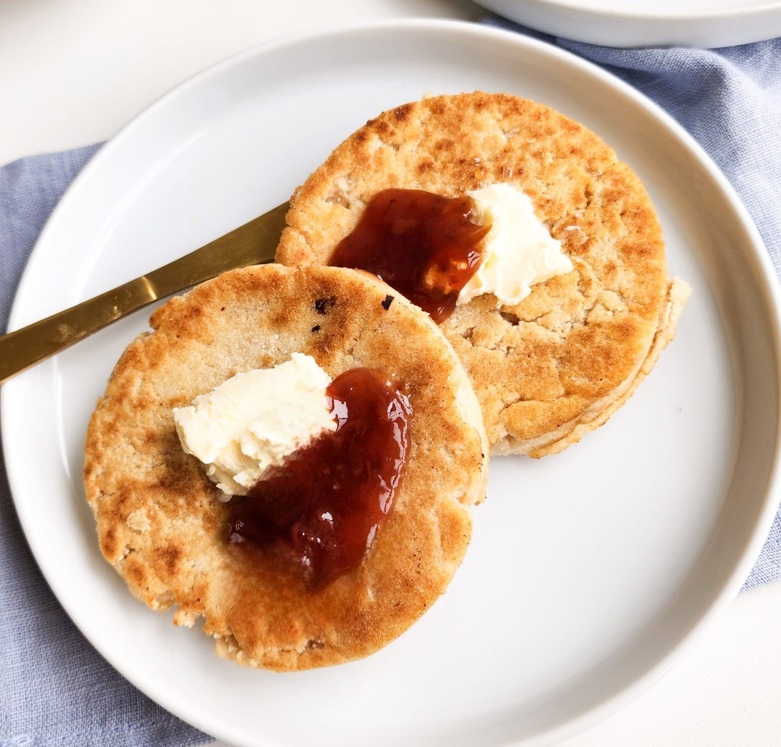 Gluten free Crumpets - Una Rose Vegan